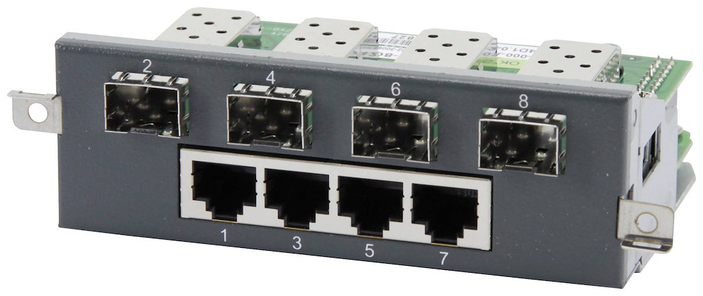 KGS-2422-8G4 industrijski Ethernet svič 8 vrat 10 / 100 / 1000 MBit/s