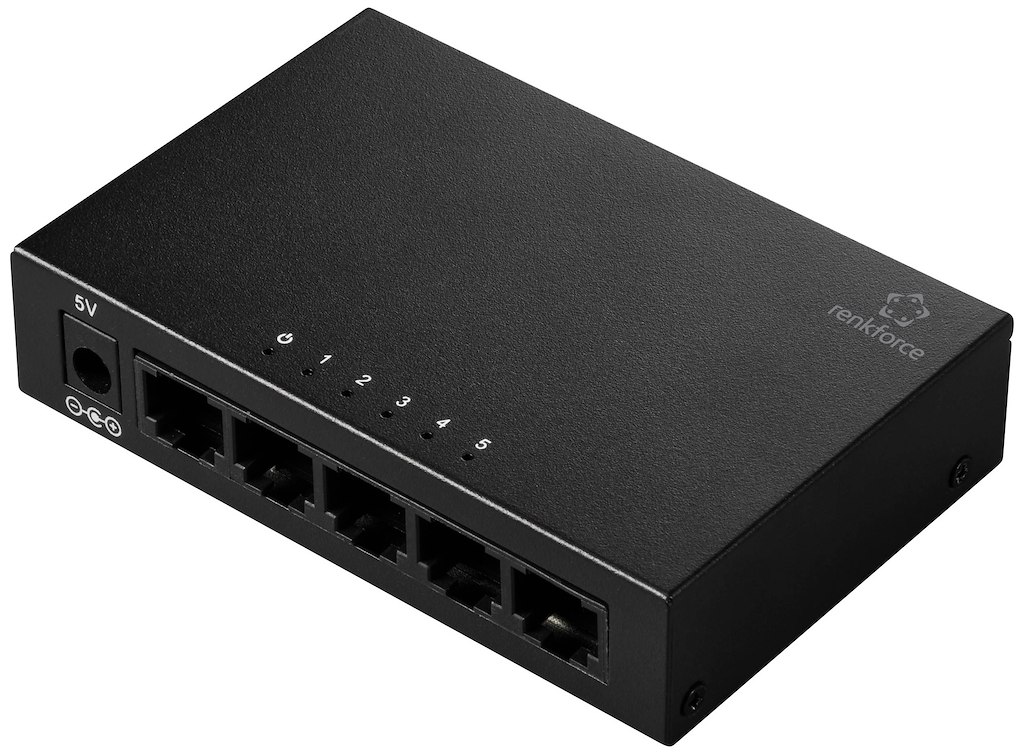 Renkforce RF-6385004 mrežni svič RJ45 5 vrat 1 GBit/s