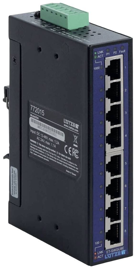 ET-SWGU8E mrežni svič 8 vrat 10 / 100 / 1000 MBit/s