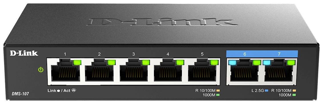 D-Link DMS-107/E Ethernet svič 5+2 vrata