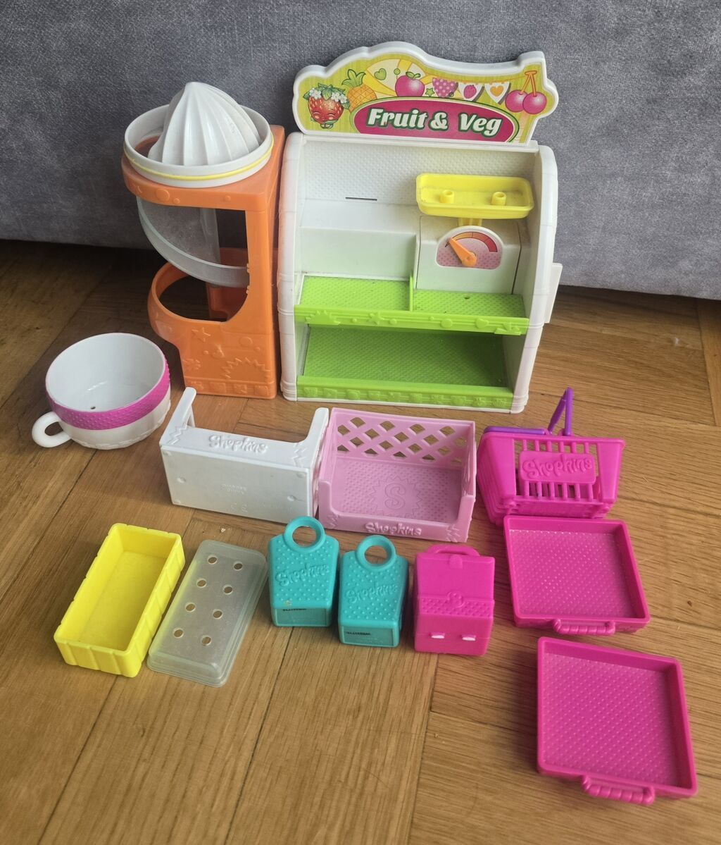 Shopkins Easy Squeezy Fruit & Veg štand set igračaka iz prve