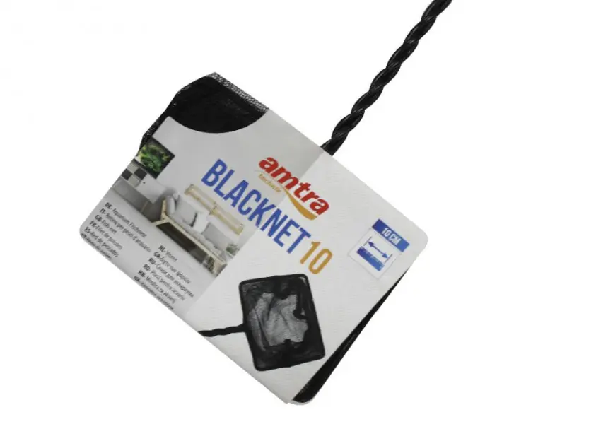 Crna mrezica za ribe 8 cm