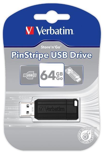 Verbatim Pinst. USB 64GB Blac (49065)ID: EK000876660
