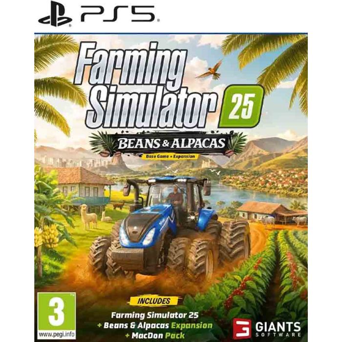 PS5 Farming Simulator 25 - Beans & Alpacas Edition (full izdanje: igra + ekspanzija)