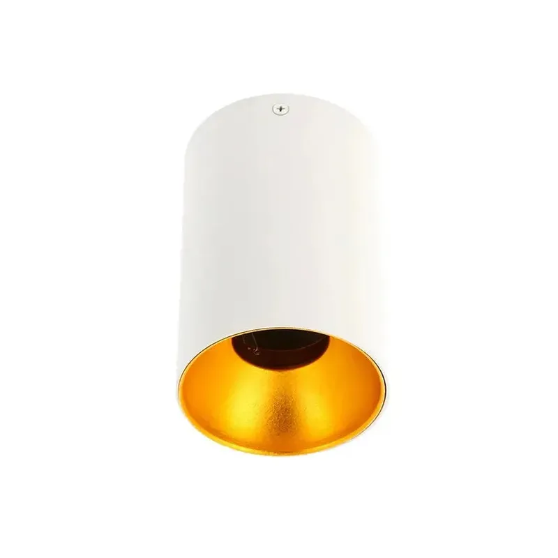 GTV LED Plafonjera TENSA, okrugla, GU10 — bela, IP20