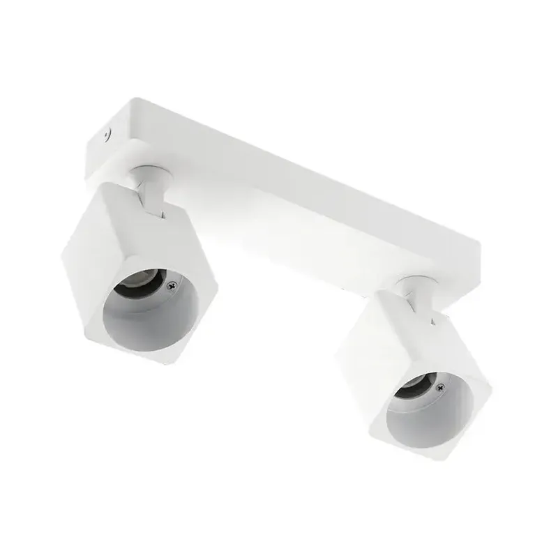 GTV LED Plafonjera RENO, okrugla, 2×GU10 — bela, IP20