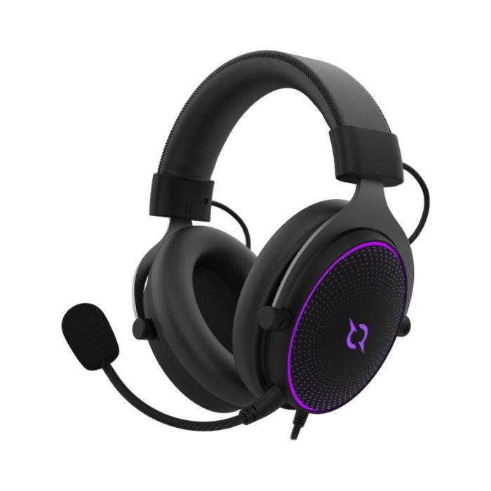 Slušalice AQIRYS Gaming / Žične / 7.1 / USB / RGB / Mikrofon / Black