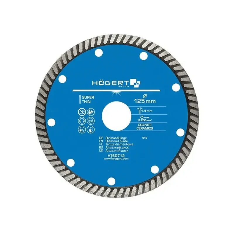 HÖGERT Dijamantska rezna ploča 230 mm — super tanka