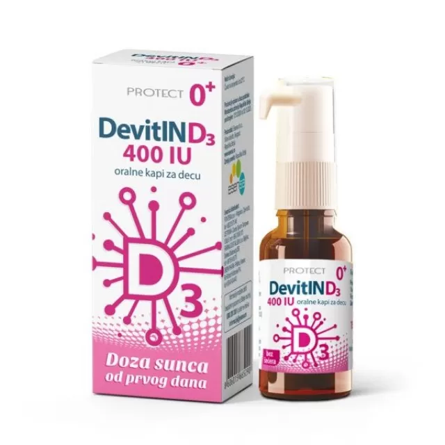 DevitIN D3 400IJ kapi za decu 15ml