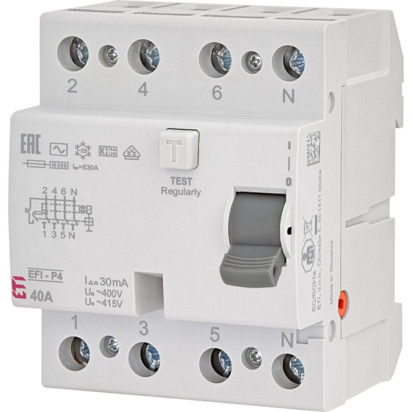 FID SKLOPKA EFI-4 40A/30mA (40/0,03) ETI