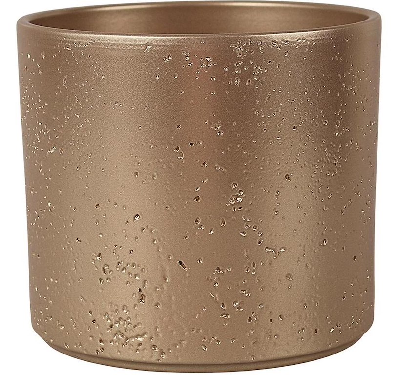 Saksija Pillar Lava 14 cm gold