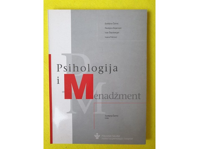 Svetlana Čizmić - Psihologija i menadžment