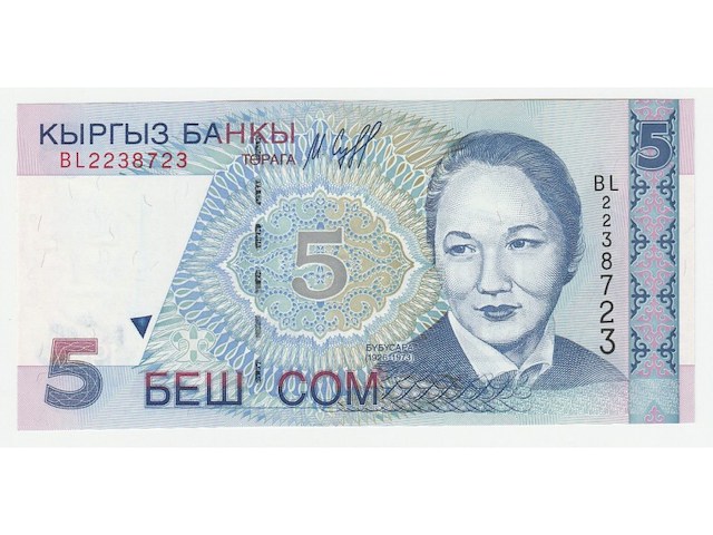 5 Som - 1997 - Kirgistan, Kirgizija, Kyrgyzstan