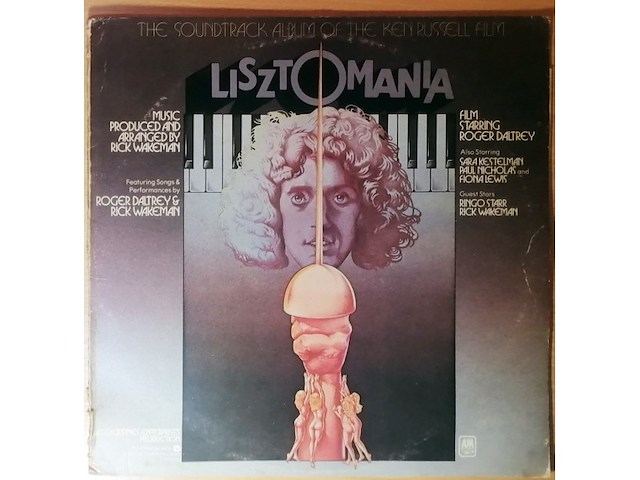 LP RICK WAKEMAN &;;;; ROGER DALTREY - Lisztomania (1975) UK