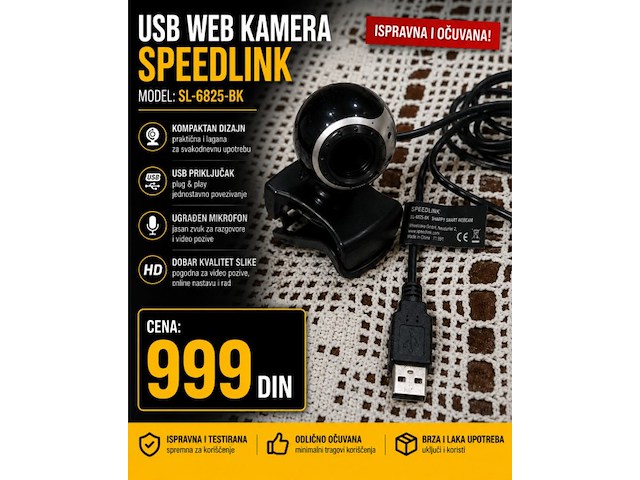 USB web kamera Speedlink SharpY / Smart Webcam, model S