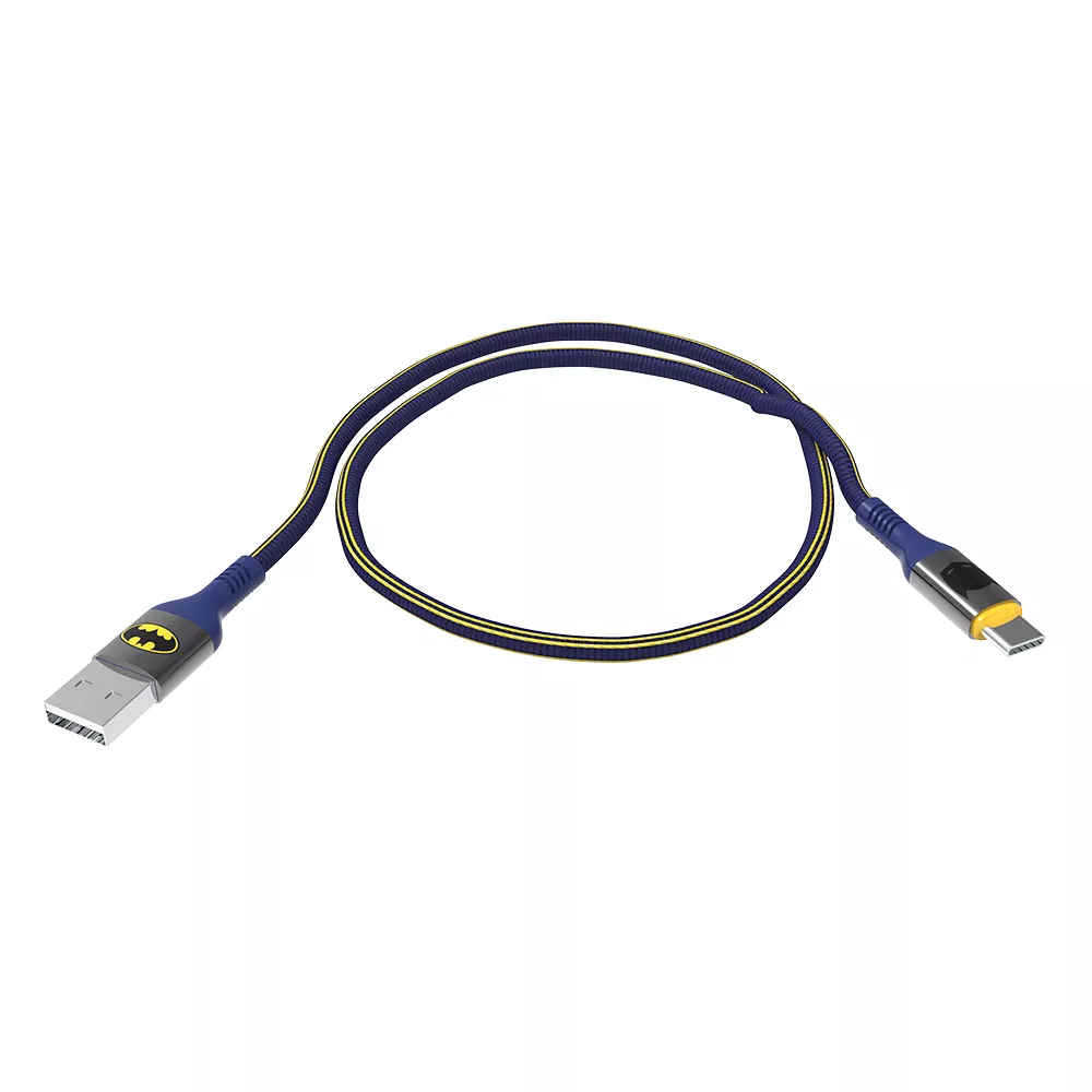 WB Moye Batman USB-A to USB-C Charging Cable 01 1M