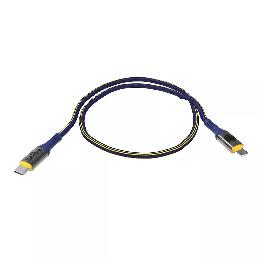 WB Moye Batman USB-C to Lightning Charging Cable 01 1M