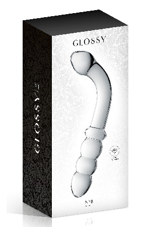 Glossy dildo 8 clear