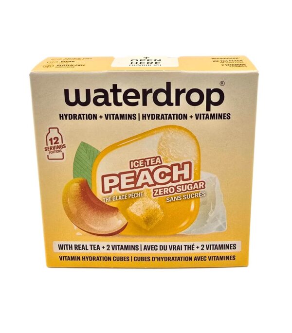 Waterdrop Microdrink Ice Tea Breskva – 12 kockica za osvežavajući napitak