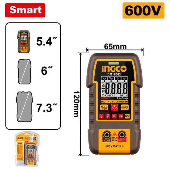 Digitalni Smart multimer 600V Super INGCO DM16003