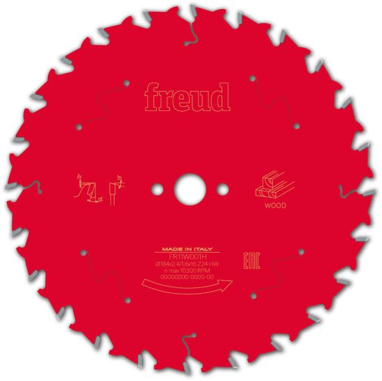FREUD 184x2,4x16mm 24Z list cirkularne testere za sečenje drveta FR11W001H