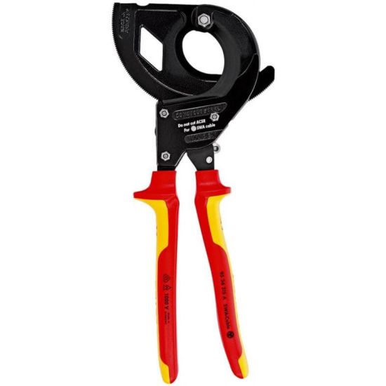 Knipex 1000V VDE izolovan sekač za ojačane SWA kablove (95 36 315 A)