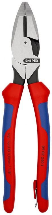 Knipex kombinovana klešta za kablove Lineman 240mm sa dodatkom za kačenje (09 02 240 T)