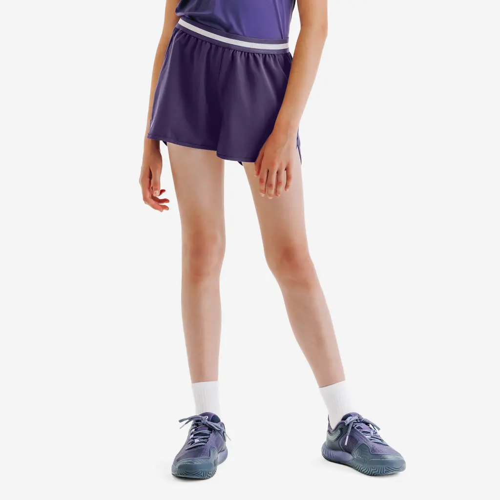 Šorts za tenis za devojčice 500