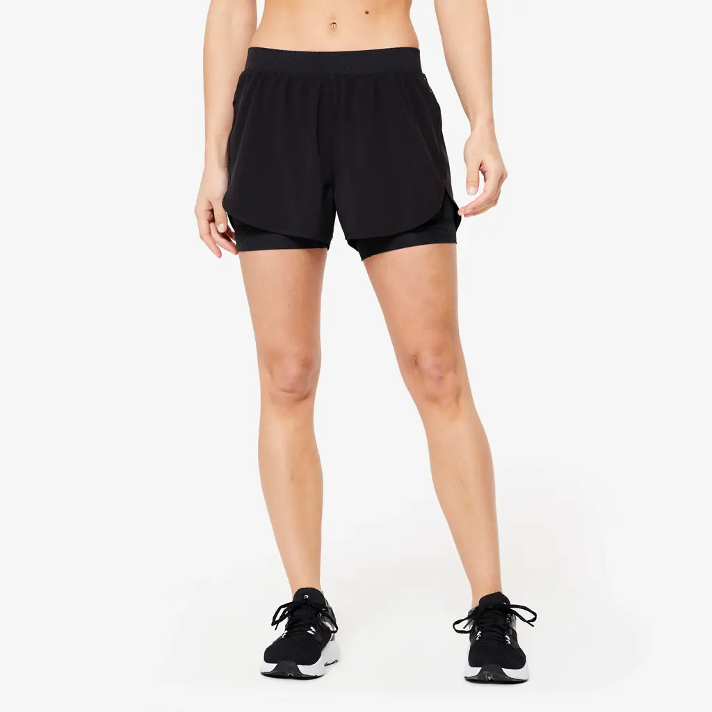 Ženski šorts za fitnes (2 u 1)