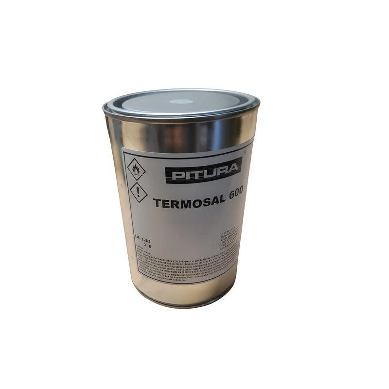 PITURA Termosal 600 — termootporni emajl do 600°C, 1 kg