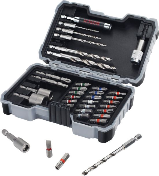 Bosch 35-delni set bitova i burgija za drvo (2607017327)