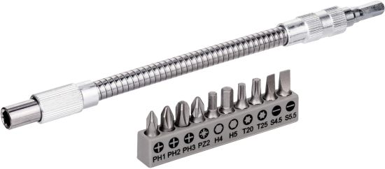 Bosch 11-delni set bitova sa metalnim fleksibilnim produžetkom -200mm (2608522376)