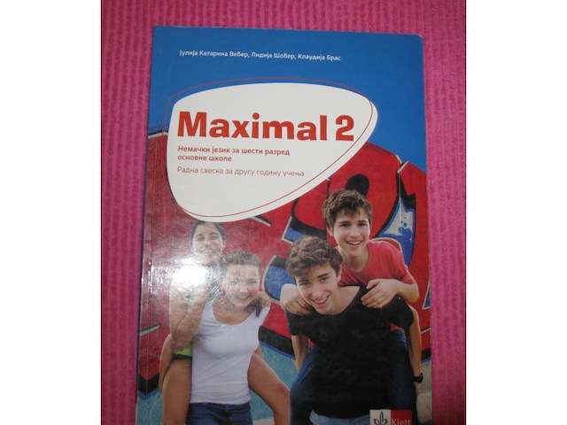NEMAČKI JEZIK 6. MAXIMAL 2, radna sveska + CD