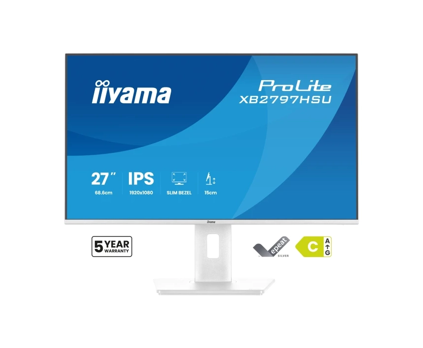 Monitor 27" Iiyama XB2797HSU-W1 IPS 1920x1080/120Hz/1ms/HDMI/DP/USB/pivot/zvucni
