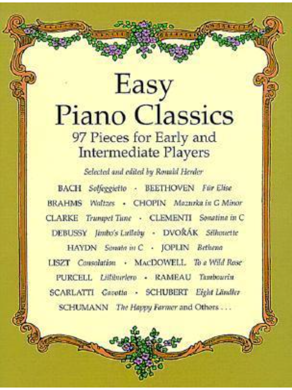 Easy Piano Classics 97 Pieces For Early