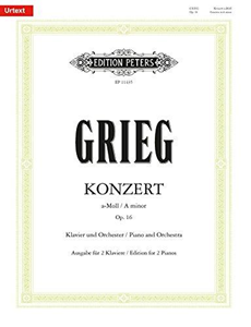 PIANO CONCERTO A MINOR OP 16 URTEXT