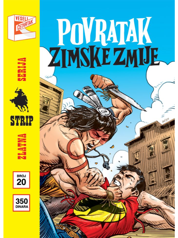 Zlatna serija 20 – Korica B Zagor Povratak Zimske Zmije
