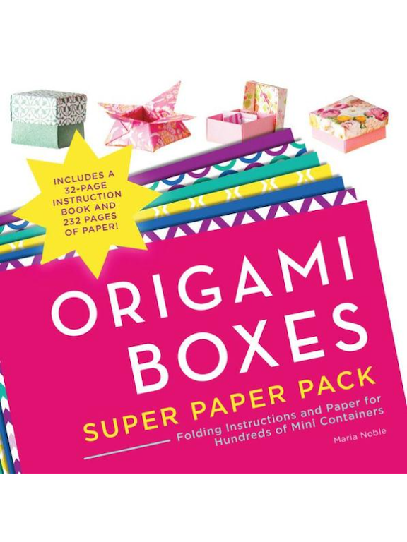 Origami Boxes Super Paper Pack