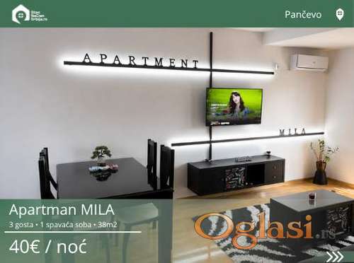 Stan Na Dan Pančevo Apartman MILA
