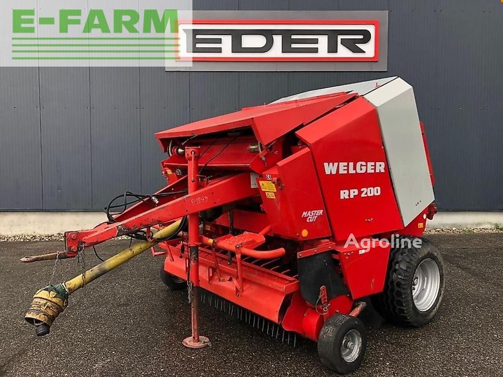 Welger rp 200 mastercut balirka za četvrtaste bale