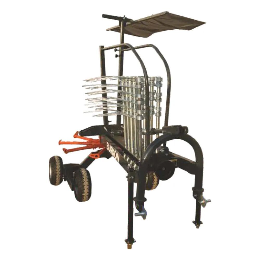 Novi Burkon Rotary Rakes Machine 4 Wheels sakupljač sena