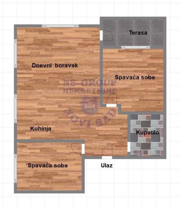 Dvoiposoban stan na prodaju, 53m2, 112.400€