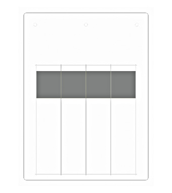 Oznaka za kabl 25x15mm, samolepljiva, bela
za termotransfer štampač SmartPrintPlus, 1 komad = 1 tabla sa 6 oznaka