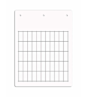 PVC oznaka 9x20mm, bela, za SmartPrintPlus
1 komad = 1 tabla sa 55 oznaka