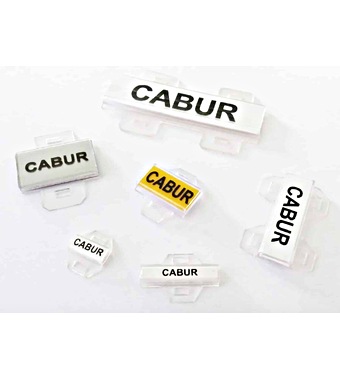 Providni nosači oznaka za kabl. vezice, od PVC-a, 18x4mm
za SmartPrintPlus termotransfer štampač