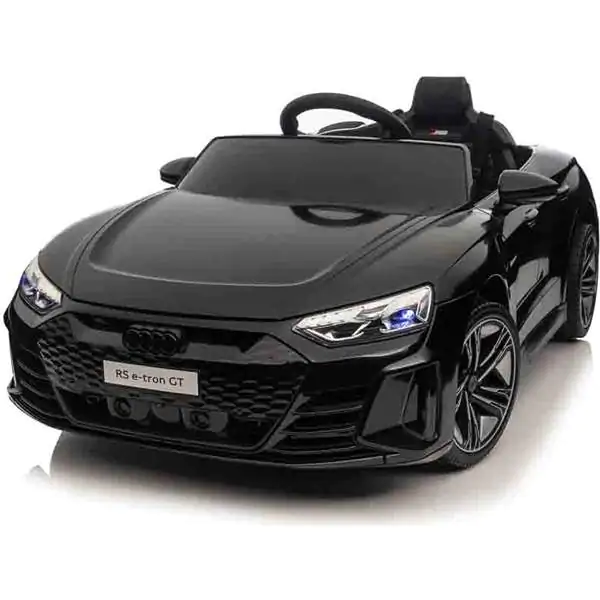Dečiji automobil na akumulator Audi RS e-tron GT Crni – Licencirani model sa daljinskim upravljačem i LED svetlima