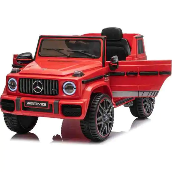 Dečiji automobil na akumulator Mercedes-Benz G63 AMG Crveni sa daljinskim upravljačem 2.4 GHz i Bluetooth-om