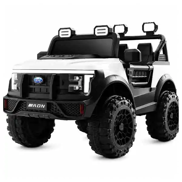 Dzip za decu polis 12v 2motora rc MB 0345 BELA