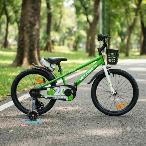 Dečiji bicikl BMX 20″ sa svetlećim pomoćnim točkovima – Green (VLS001-GR20)