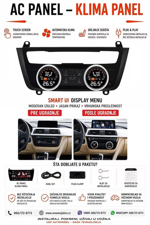 AC KLIMA PANEL BMW 4 F32